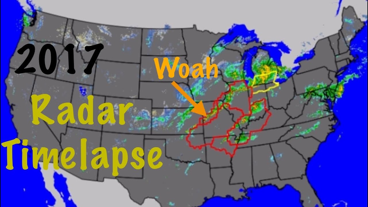 2017 Weather Forecast Radar Timelapse Full Year - YouTube