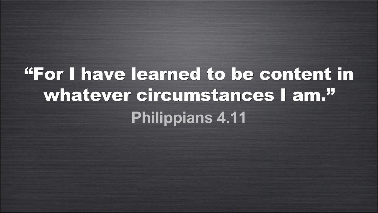 I Have Learned to be Content (Jeremy Paschall) - YouTube