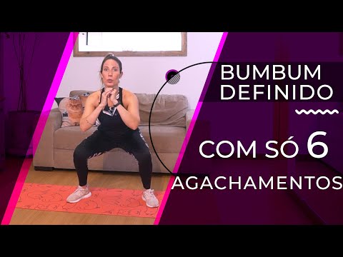 DEFININDO O BUMBUM com 6 agachamentos | Camila Sachs