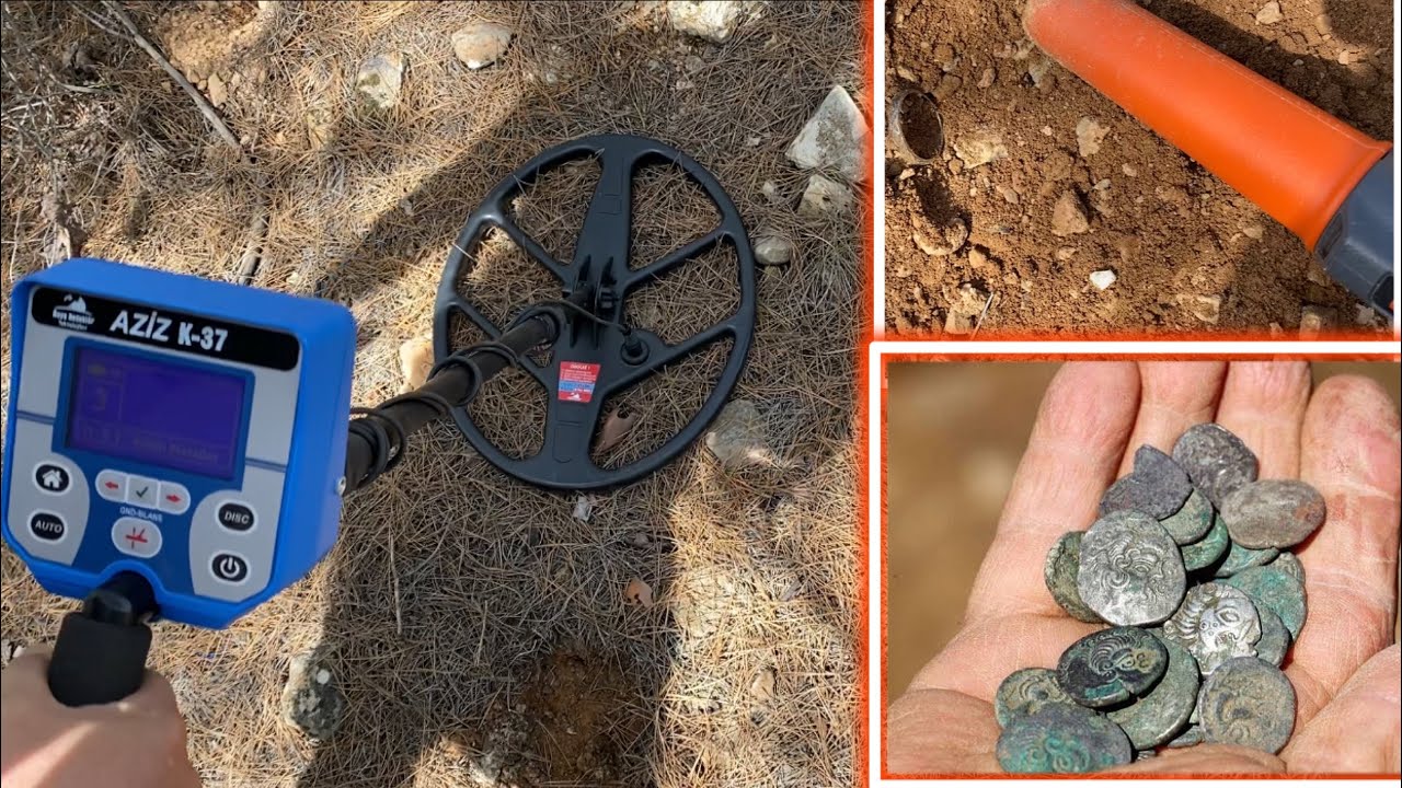 We did it one by one with a metal detector. - YouTube