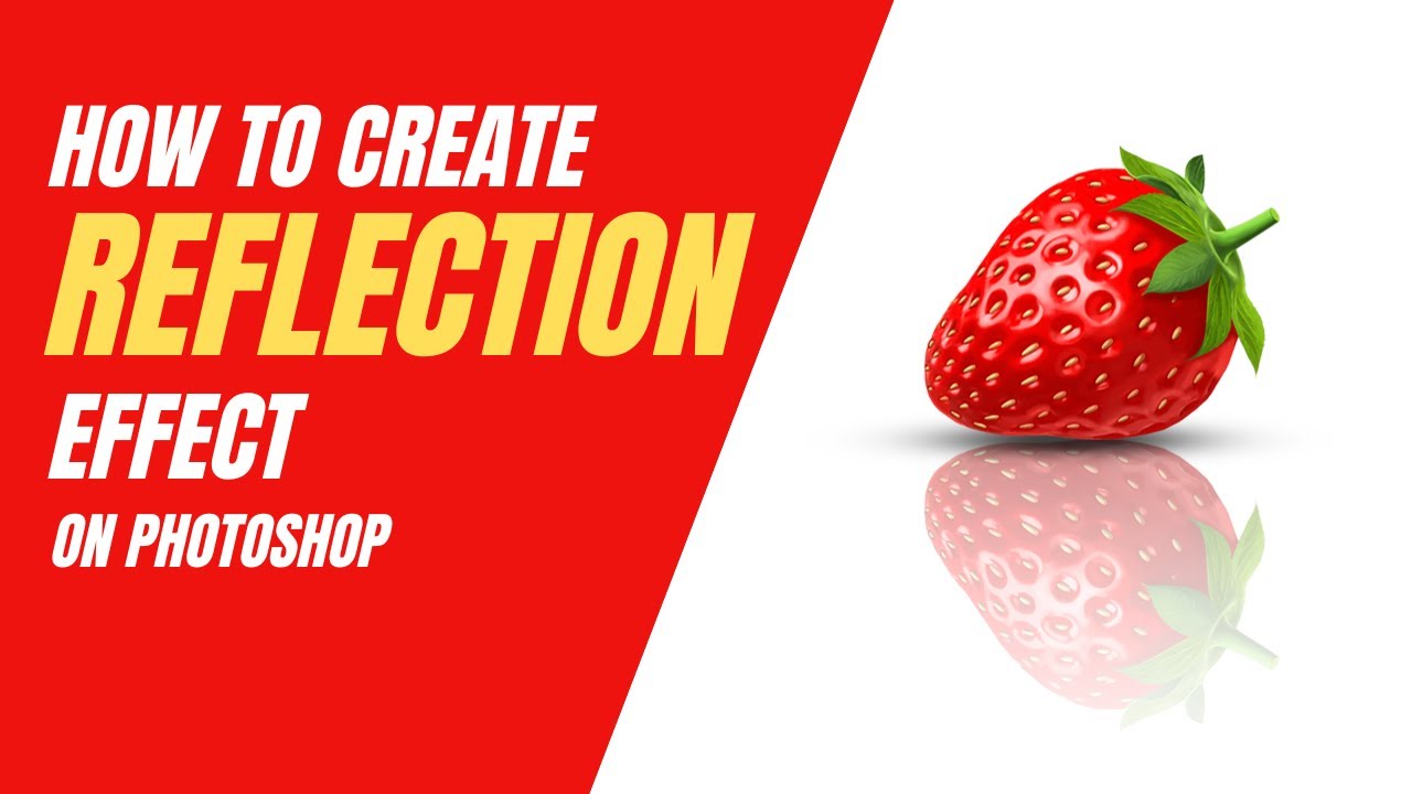 Easy way to make reflection image on photoshop #photoshop - YouTube