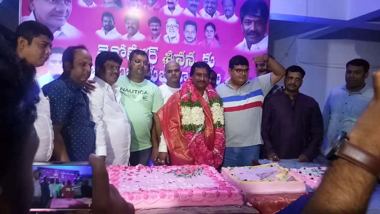 Birthday celebrations of Chekolekar Srinivas anna - YouTube