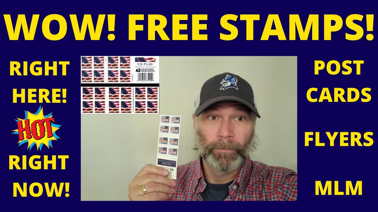 How I Get Free Stamps! Free Stamp Flyer, Free Postage Stamps - YouTube