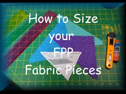 FPP - Foundation Paper Piecing - How to cut your fabric correctly to ...