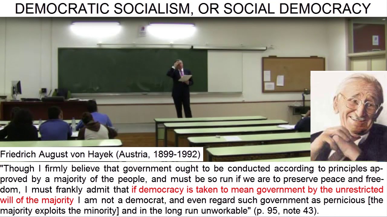 Day 37 (video 1) - Real Socialism, Social Democracy, and "Right-wing ...