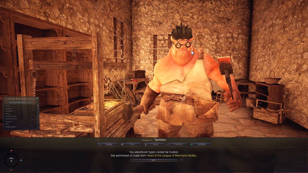 Black Desert Blacksmith Heidel - YouTube