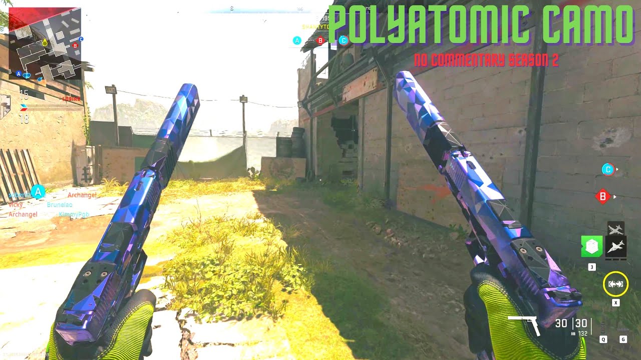 X12 POLYATOMIC CAMO IS AWESOME SAKIN MG38 LMG ON FIRE - #codmw2 #cod # ...