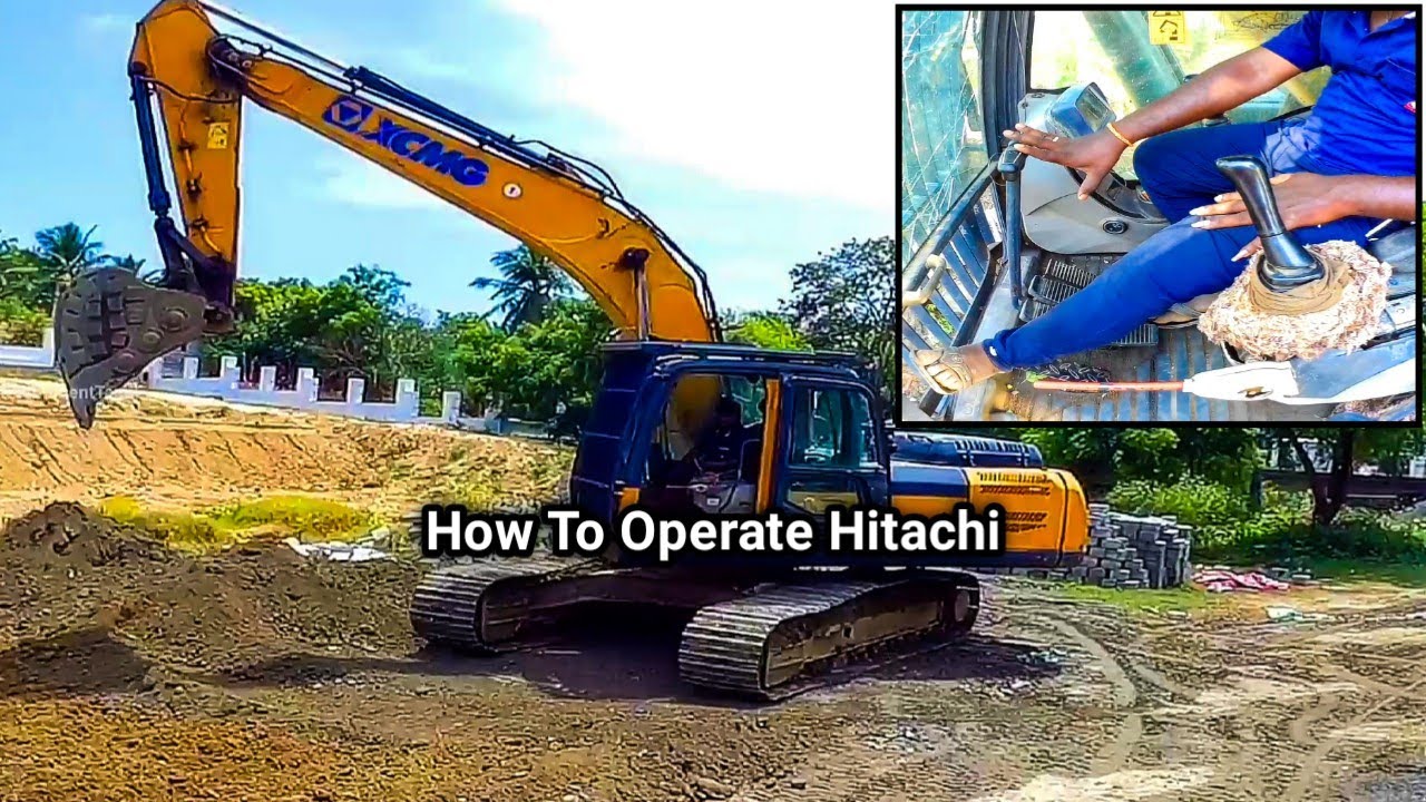 How To Operate Hitachi XCMG XE230C | How to Drive Hitachi | Smp ...