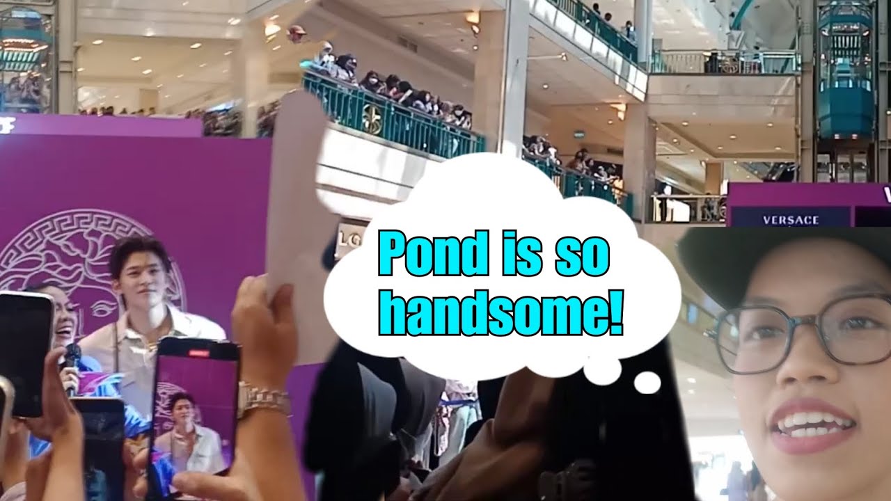 FINALLY I SAW POND NARAVIT IN REAL LIFE!!! 😭😭 [Vin-Vlog] - YouTube