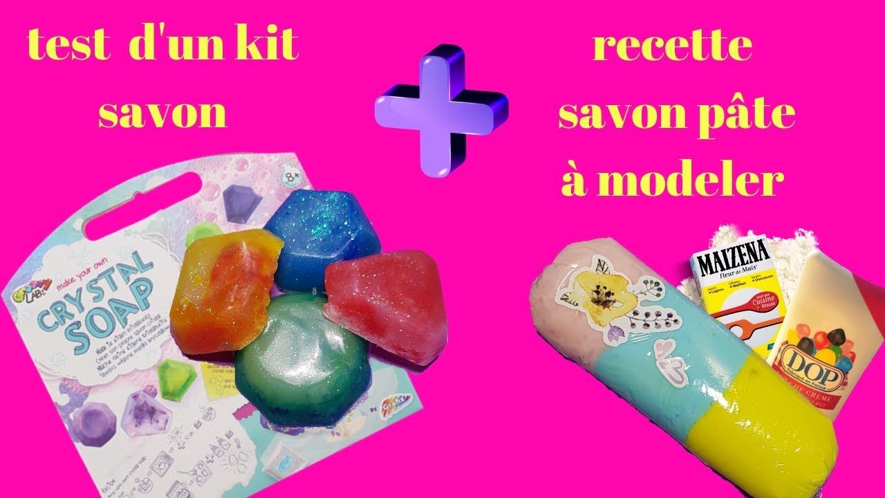 recette de savon pâte à modeler maison lush et test d'un kit DIY savon ...