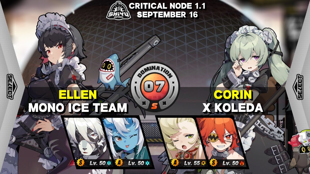 M0 Ellen & M3 Corin x M0 Koleda | Shiyu Defense 17 | Zenless Zone Zero ...
