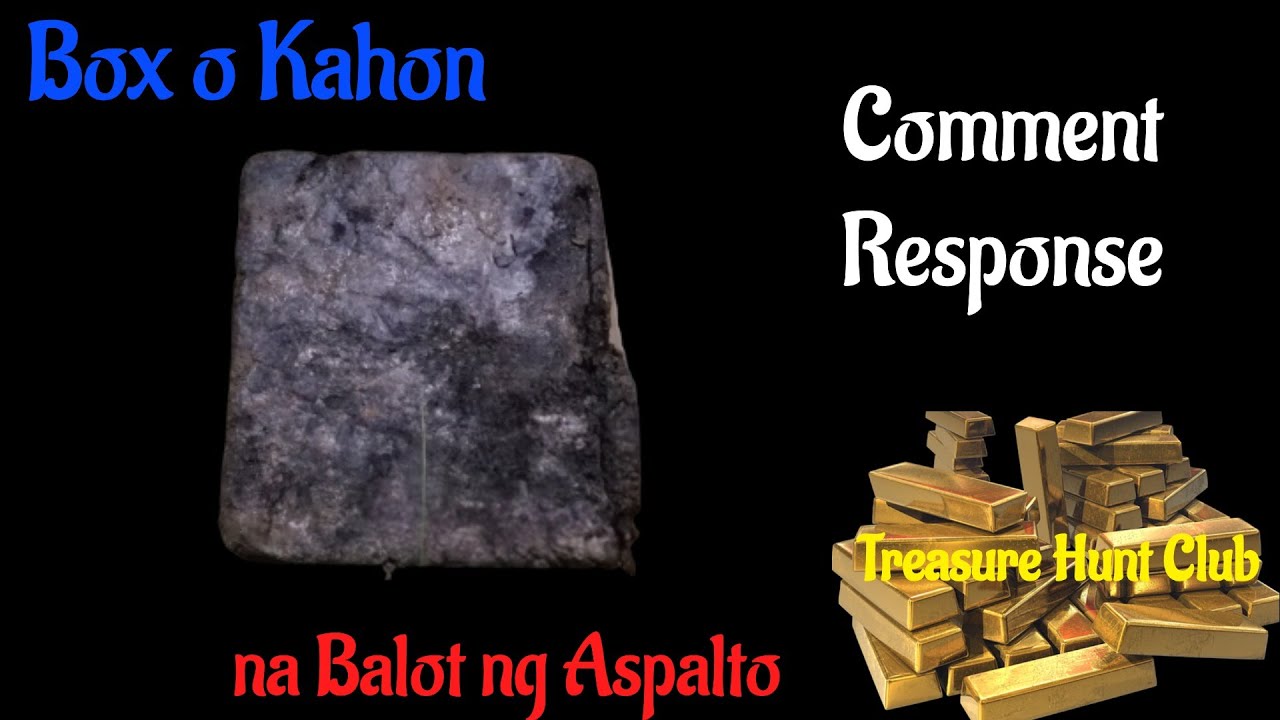 Isang Box na Balot ng Aspalto Commento Response - YouTube
