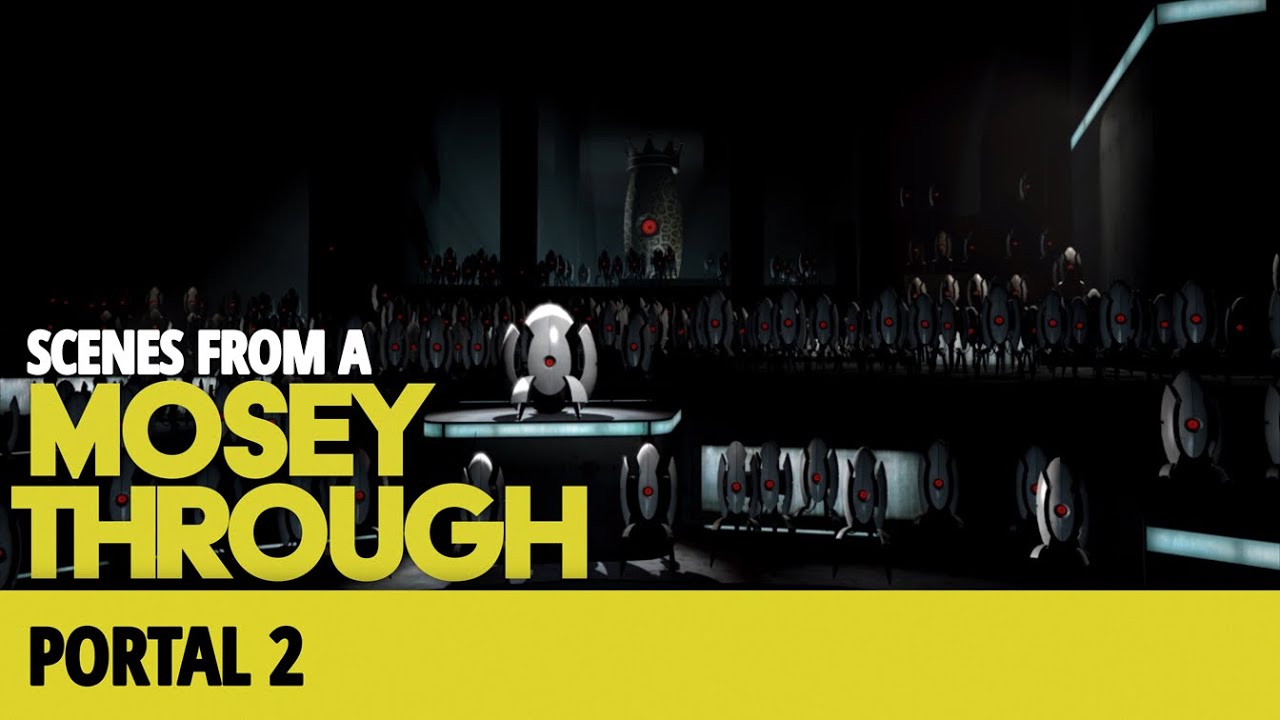 Portal 2's ending, aka the turret opera - YouTube