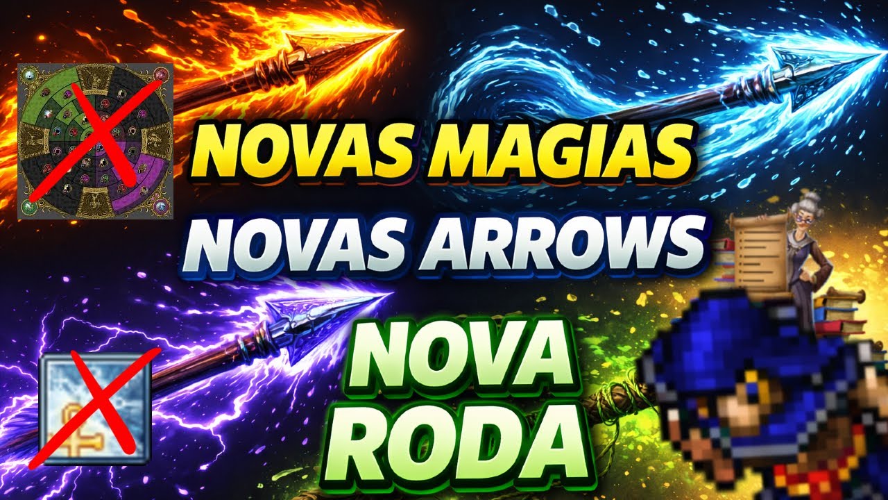 Tibia | BALANCEAMENTO DO TIBIA MUDOU TUDO?! 😱 Novas Magias, Arrows e ...
