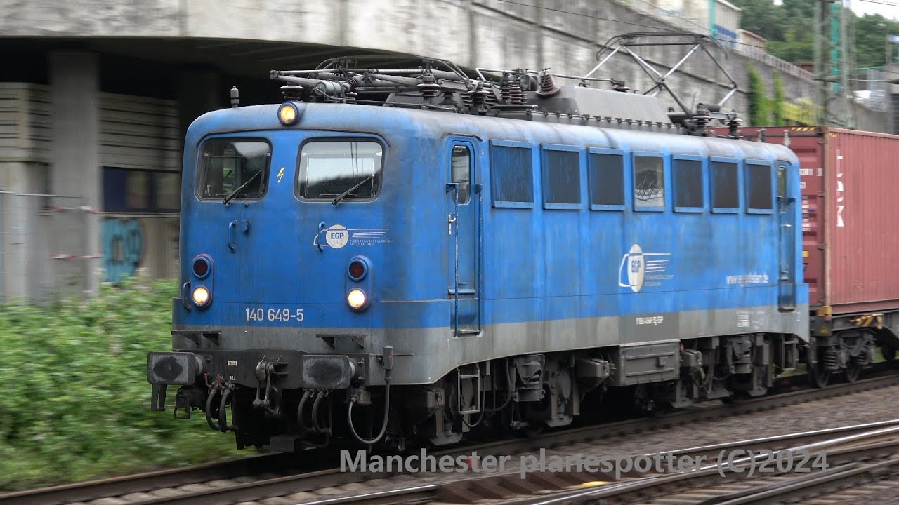 (4K) Mega Freight Train Hot Spot Hamburg Harburg Station On The 07/06 ...