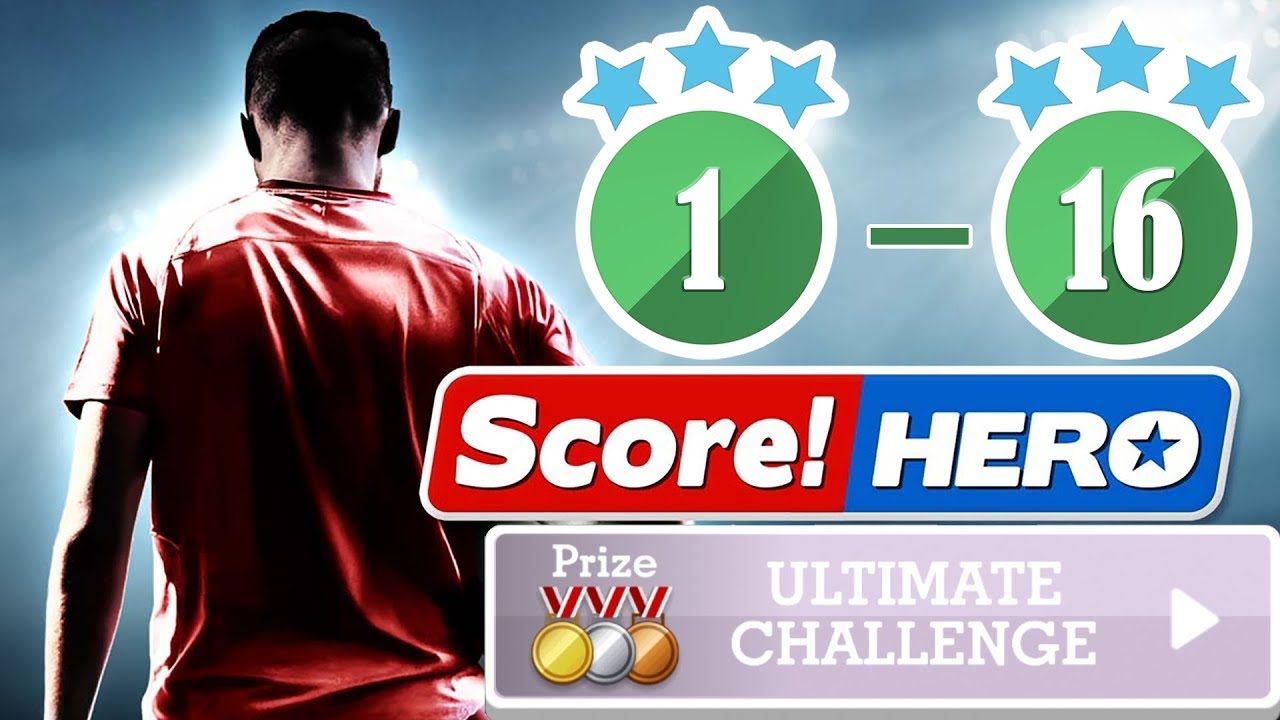 Score! Hero - ULTIMATE CHALLENGE Event - level 1 to 16 - 3 Stars - YouTube