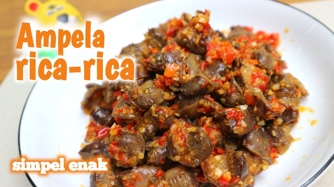 RESEP ATI AMPELA BUMBU RICA - YouTube