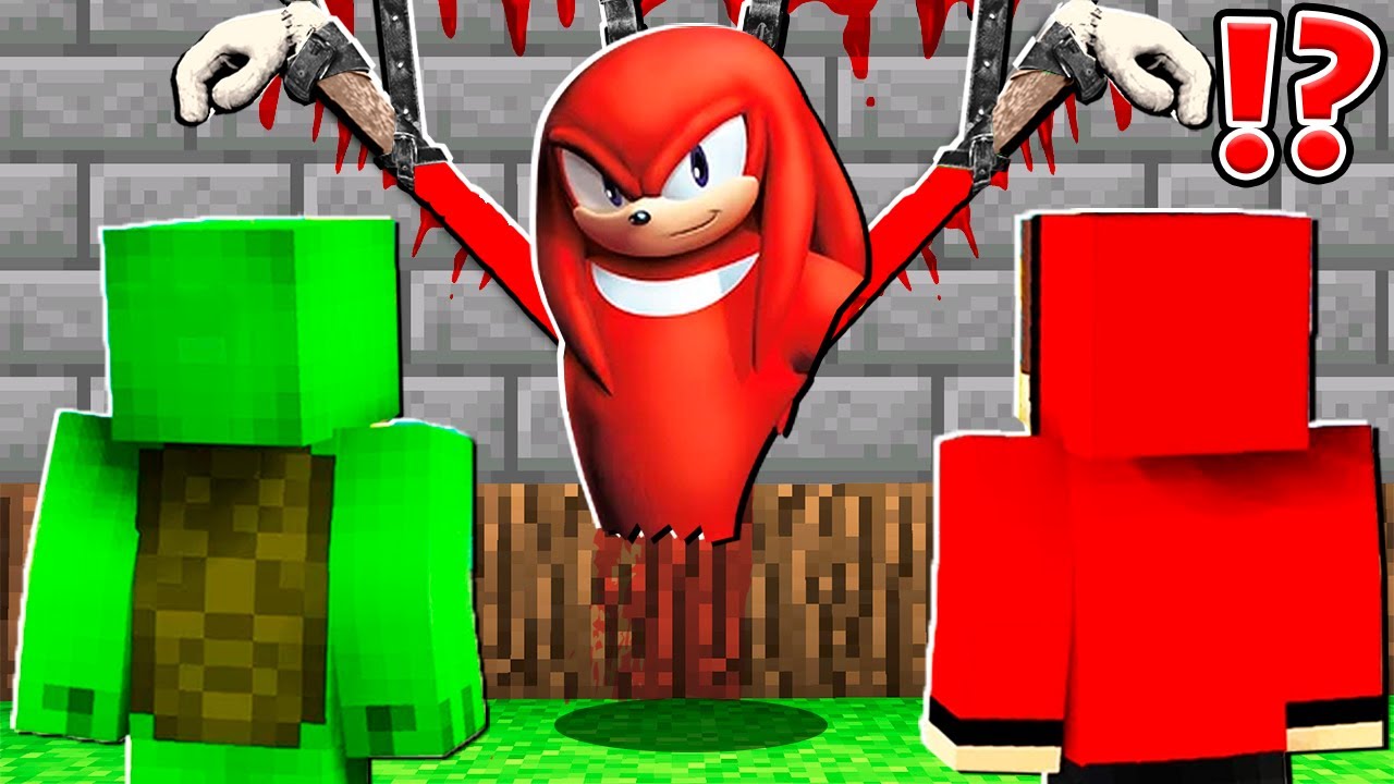 What HAPPENED with Creepy KNUCKLES ? MIKEY and JJ PRANKED Sonic ! - in ...