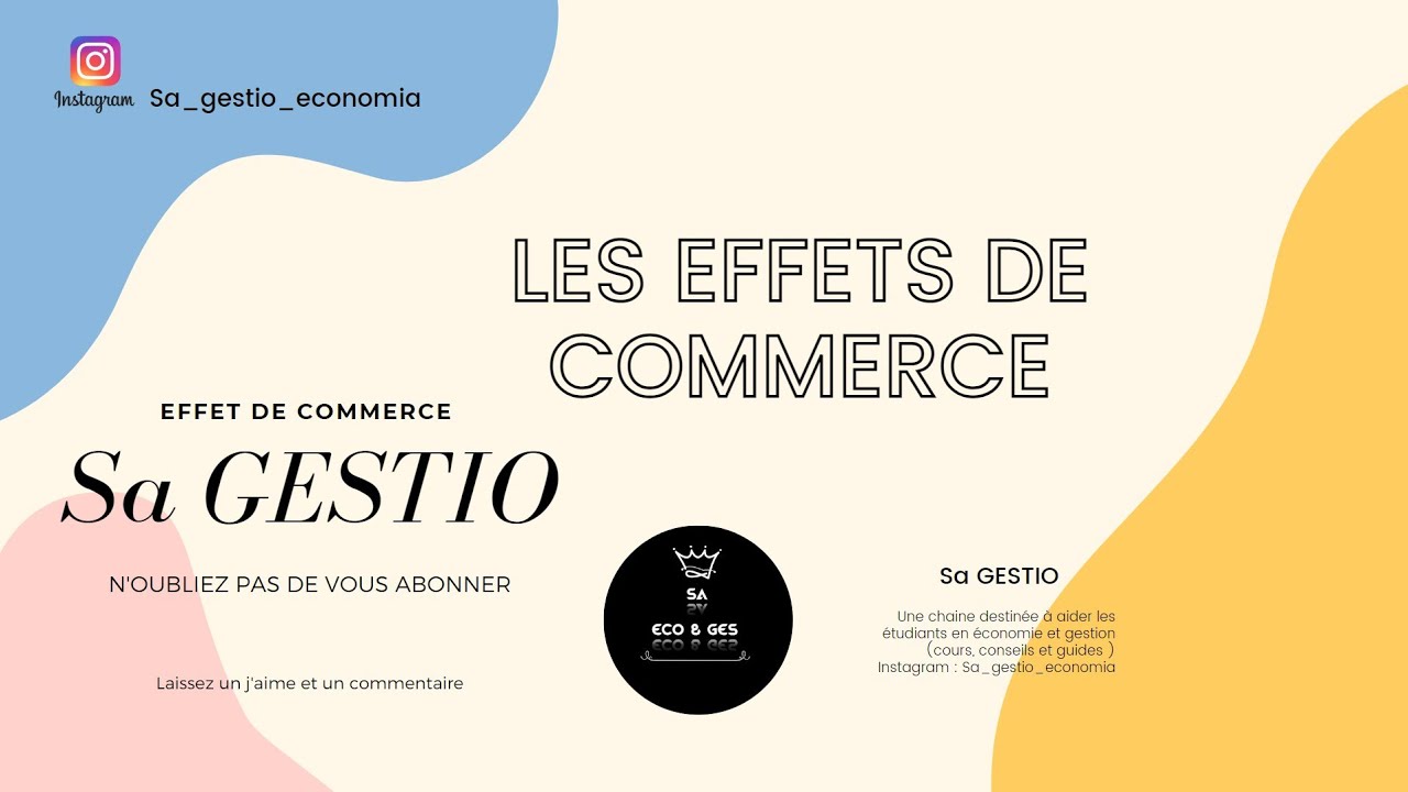 Les Effets de commerce (Définition, Création et circulation d'un effets ...