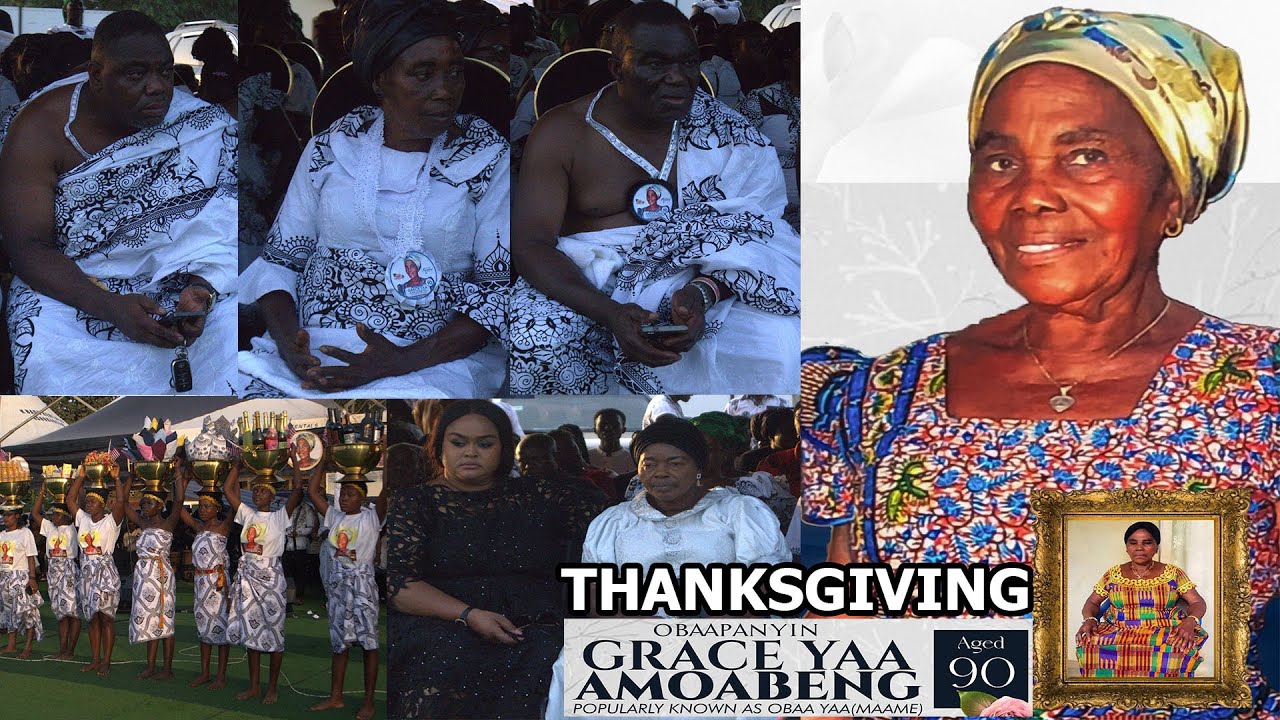Nana Asomaning And Brother Nana Kwame (Tagor) Mother's Funeral At Akim ...