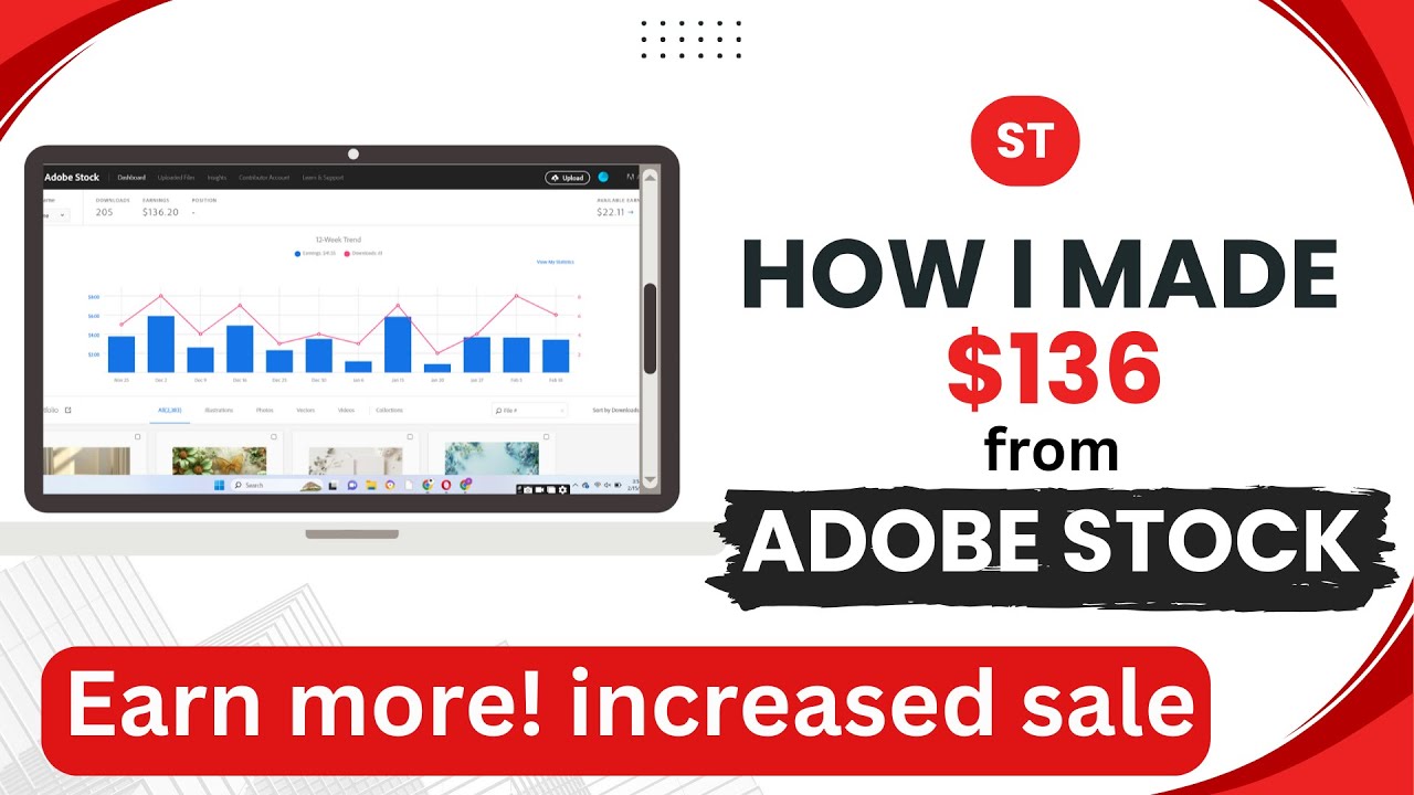 $136 Earned From Adobe Stock | Adobe Stock Best Selling Strategy | Best ...