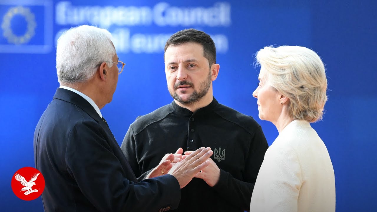 Live: EU leaders join Zelensky at crisis summit over Ukraine - YouTube