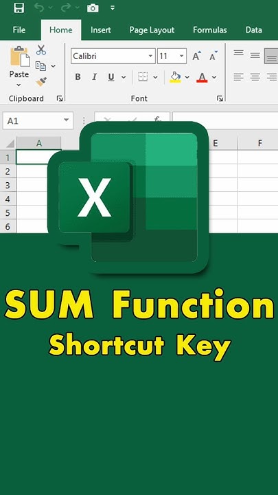 SUM Function Keyboard Shortcut In Ms Excel #excel #exceltips #shorts #shortvideo #computer - YouTube