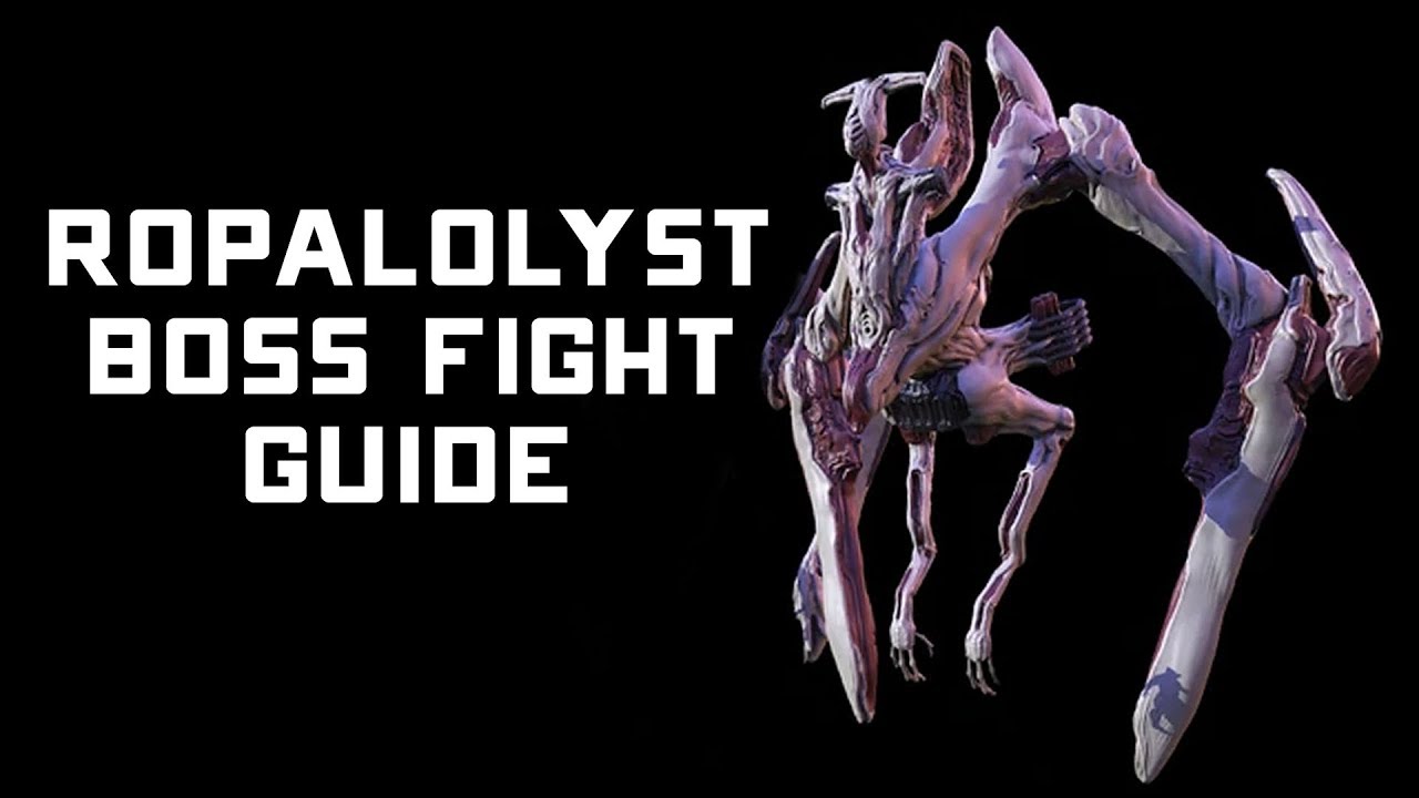Ropalolyst Boss Fight Guide - Warframe - YouTube