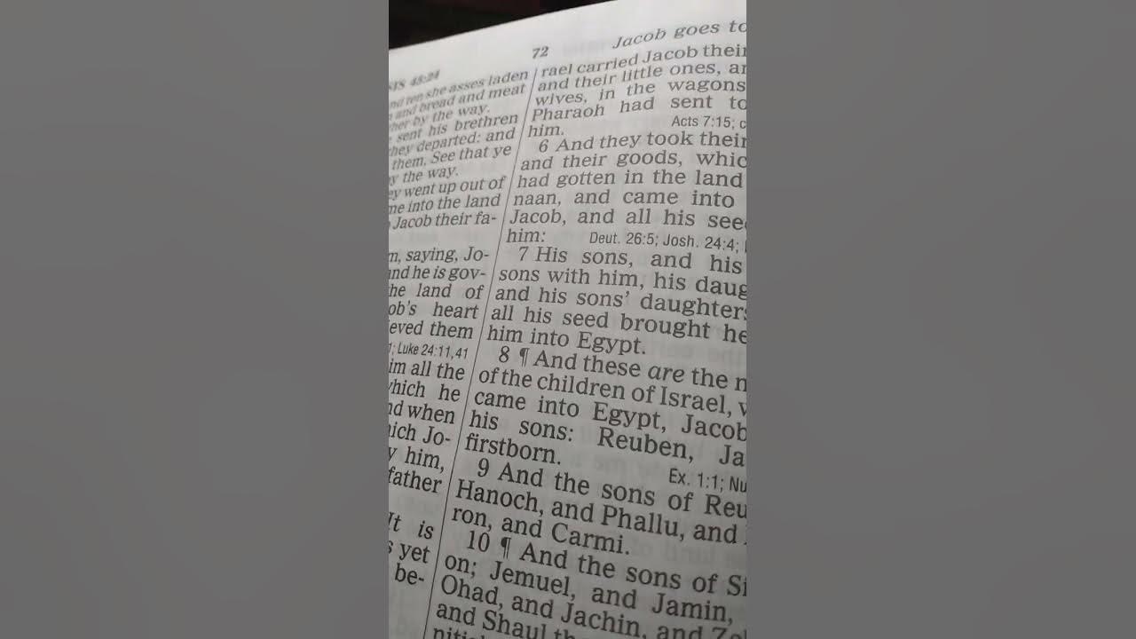 Genesis Chapter 46 Goshen...rescue... provision. - YouTube