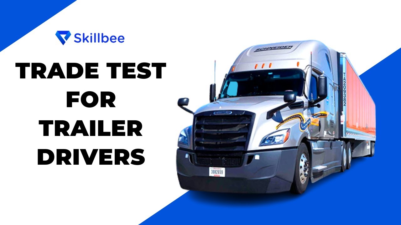 Trade Test Conducted For Trailer Drivers - YouTube