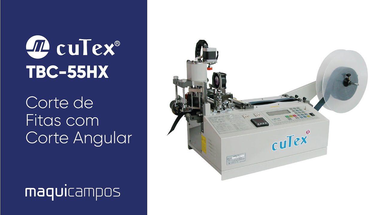 Cutex TBC-55HX - Máquina de Corte a Quente de Fitas com Corte Angular ...