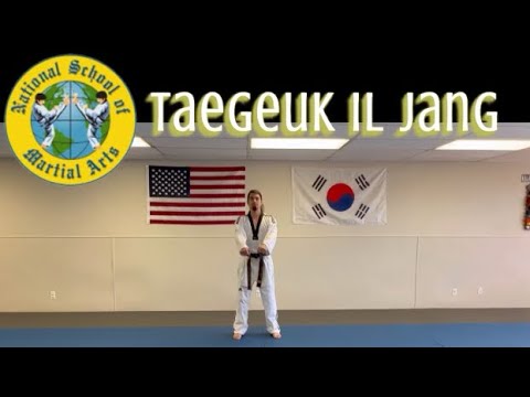 Taeguek Il Jang 1 - Learn Your Forms Step by Step - YouTube