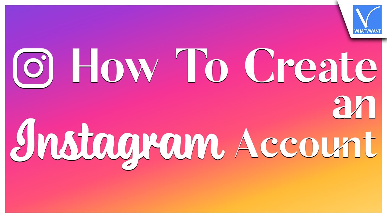 How to create Instagram account on PC - YouTube