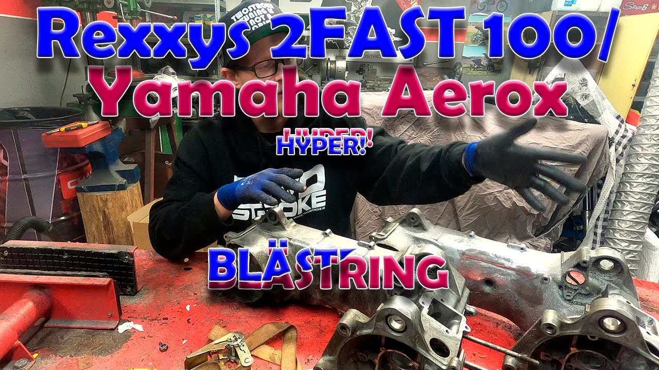YAMAHA HYPER AEROX | BYGGSERIE | DEL 6 | BLÄSTRING AV 2FAST- SAMT TESTA ...