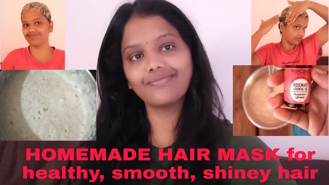 DIY HAIR MASK DAMAGE, FRIZZY HAIR// HOMEMADE HAIR PACK //STYLE WITH ...