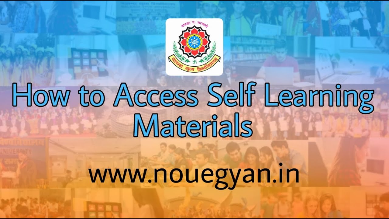 How to Access Self Learning Material - YouTube