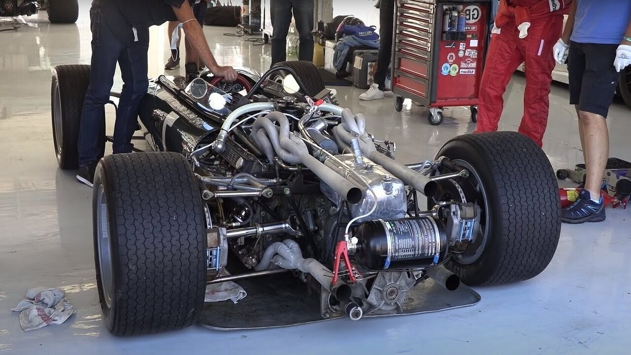BRM H16 F1 CAR ENGINE - YouTube