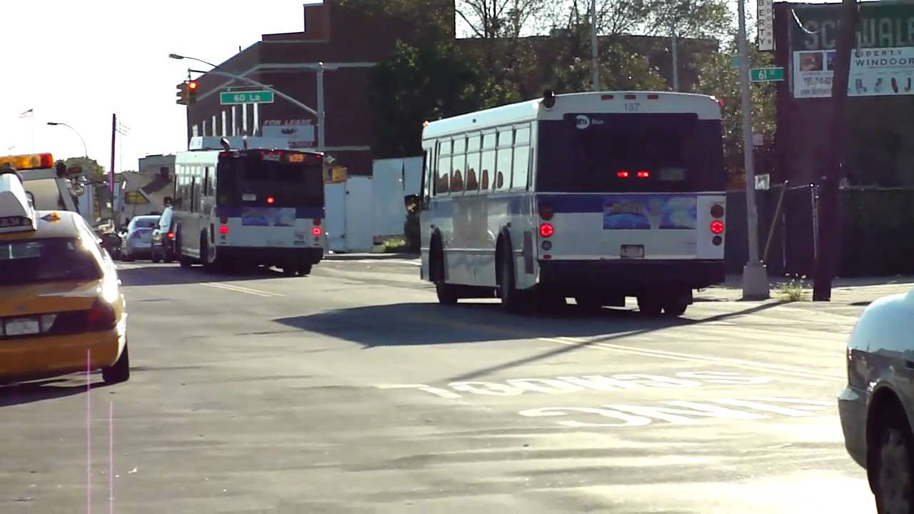 MTA Bus: Orion VII #3622 & OBI Orion V (Ex: Bee Line) #137 Q39 Bus on ...