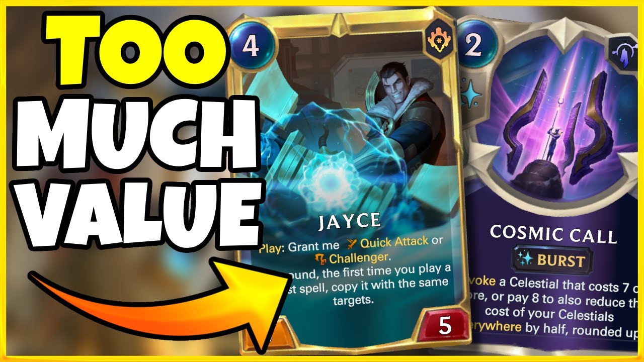 Casting Double Cosmic Call For Double The VALUE! | Legends of Runeterra ...