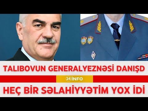 Vasif Talıbovun general yeznesi danısdı
