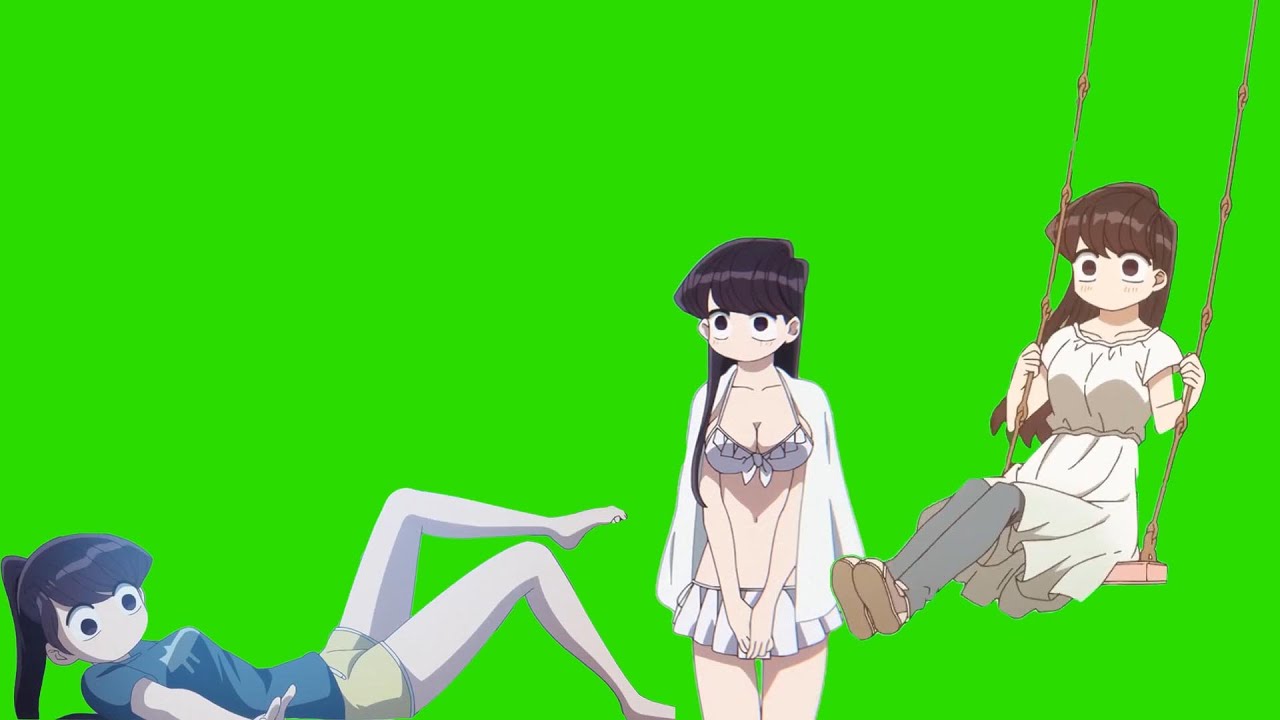 Komi san green screen - Komi Can't Communicate #rotobrush - YouTube