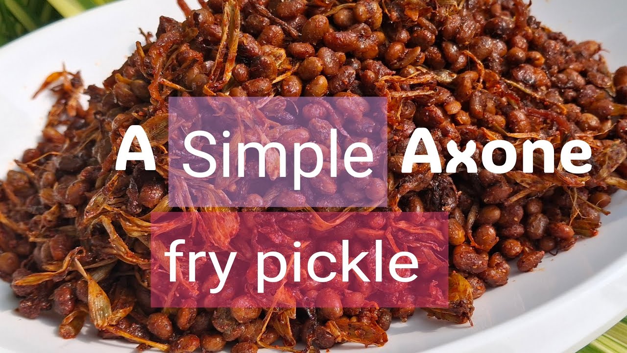 Axone fry pickle |Axone pickle |Soya bean fry| Sumi cuisine - YouTube