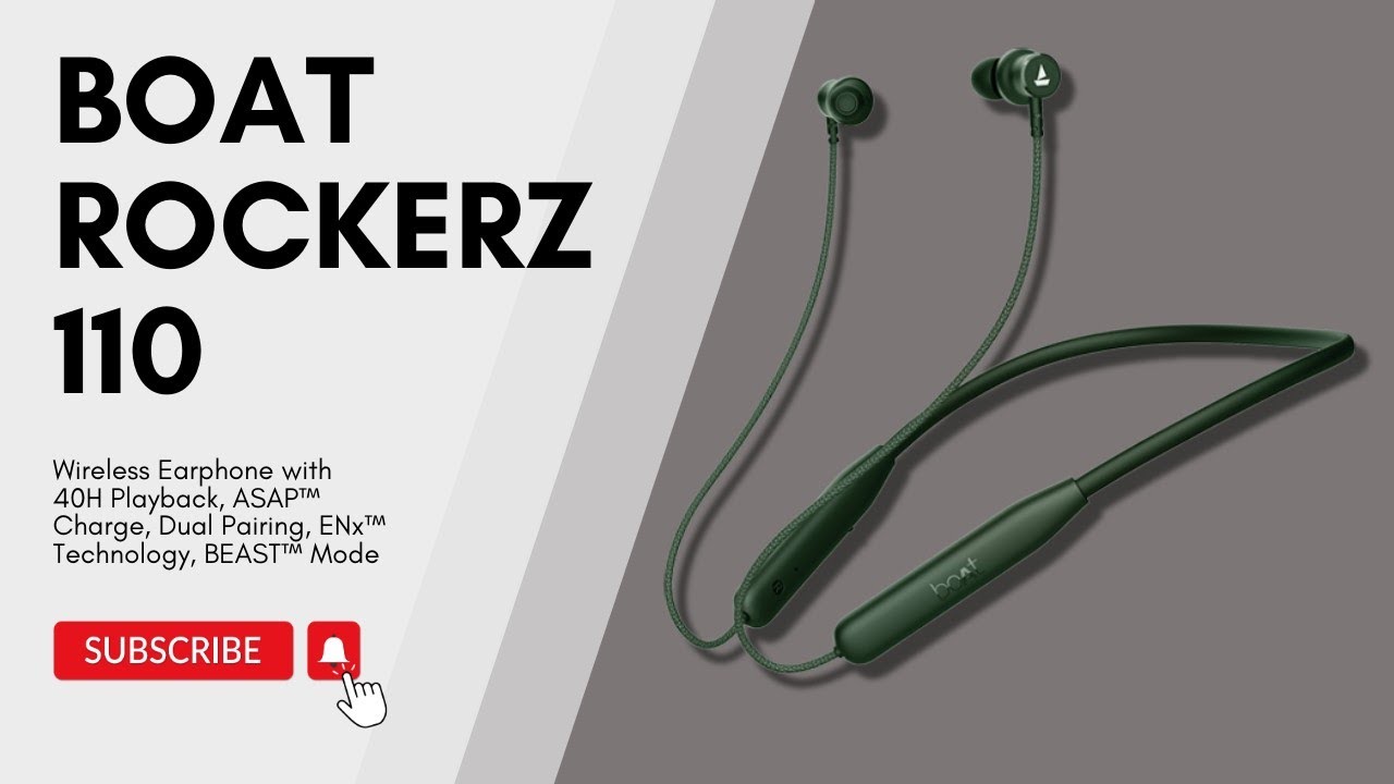 Boat Rockerz 110 Neckband: Unboxing and First Impressions #unboxing # ...