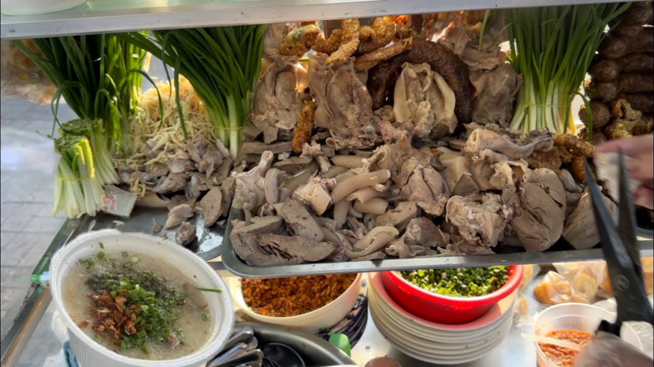Vietnamese Pork Organ Porridge - breakfast best selling | daily food ...