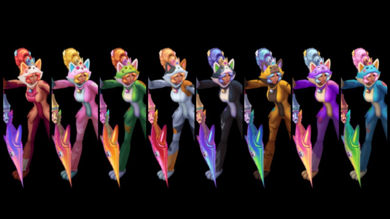 All Kittalee Chromas - League of Legends - YouTube