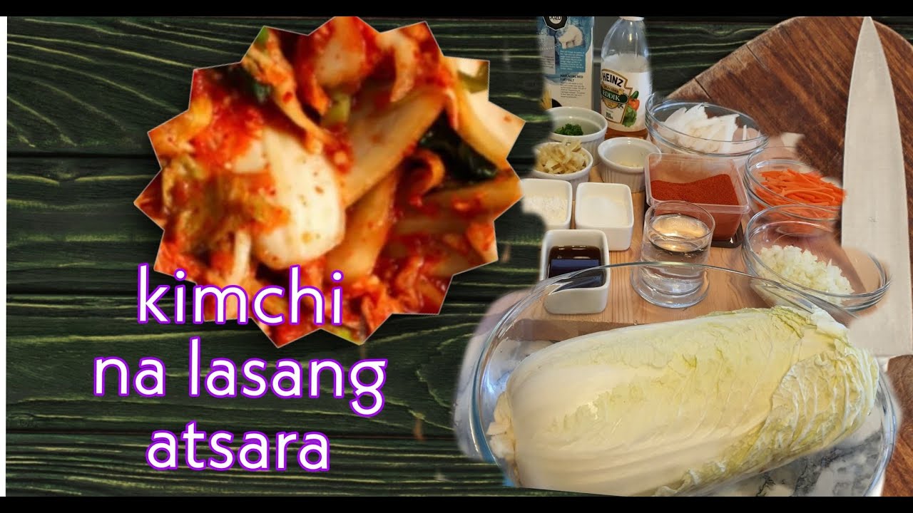 If you have Chinese Cabbage and you like Atsara ,Try this Recipe. - YouTube
