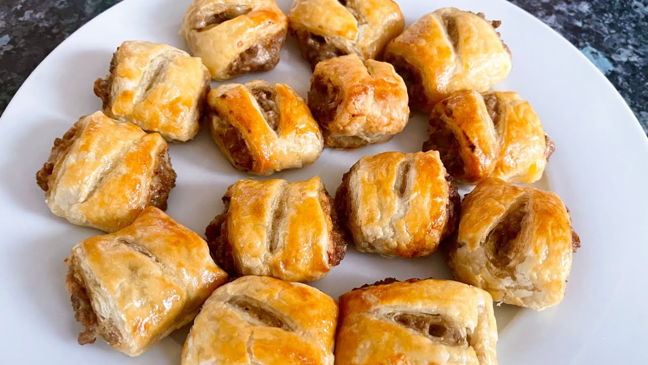 Mini Sausage rolls recipe | Party Sausage rolls | Neelo's kitchen - YouTube