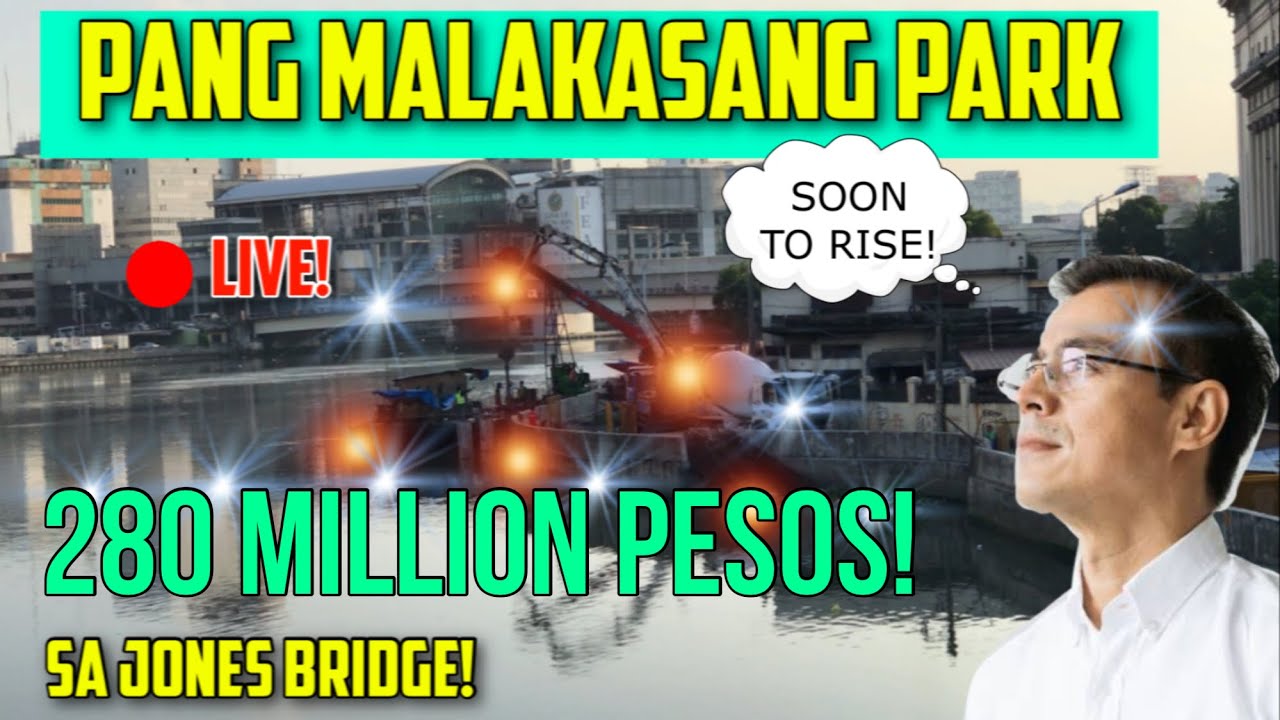 PANGMALAKASANG ESPLANADE SA JONES BRIDGE GINAGAWA NA! - YouTube