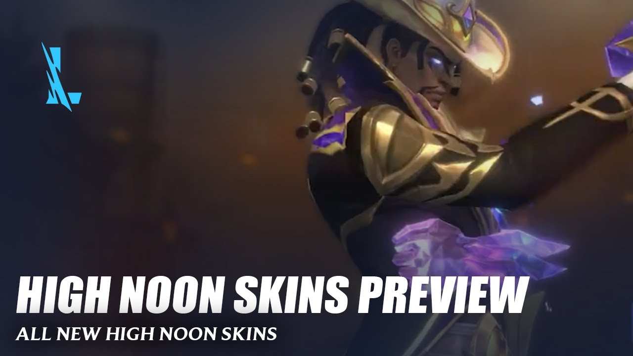 High Noon Skins Preview - Wild Rift - YouTube
