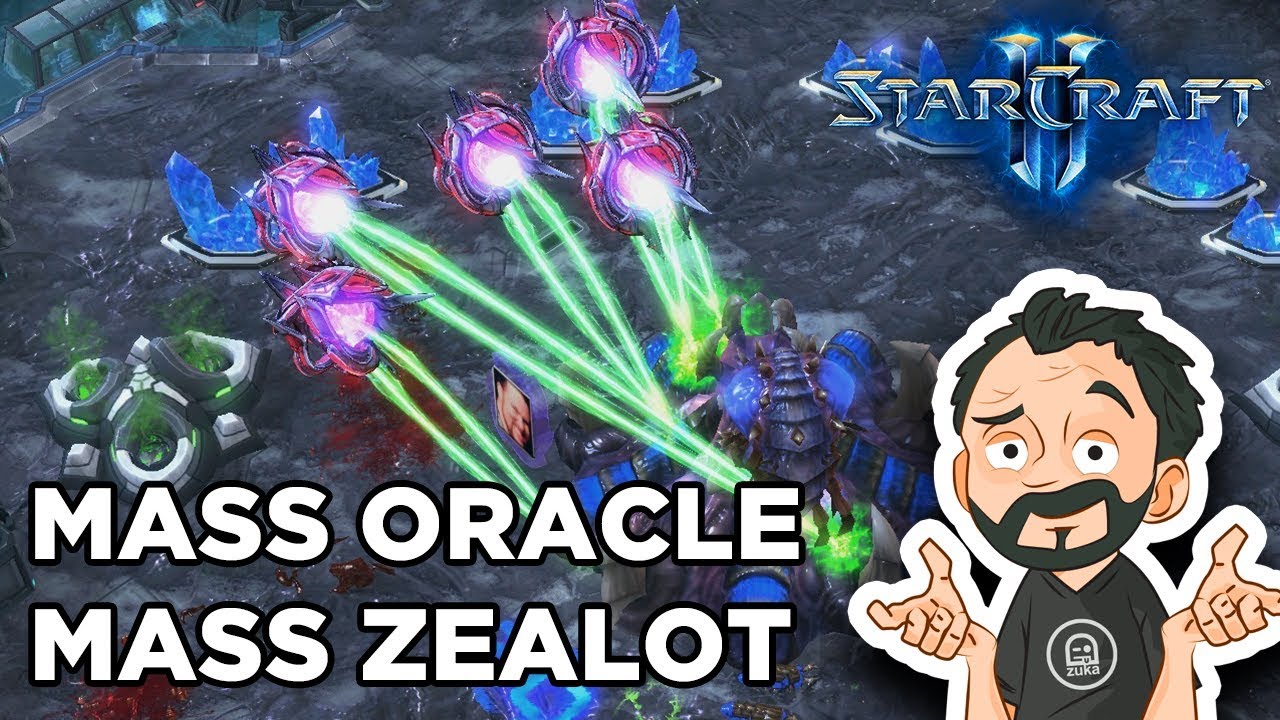 StarCraft 2 - PvZ - Le Build order de l'enfer 🧀 ! Mass Oracle / Zealot ...